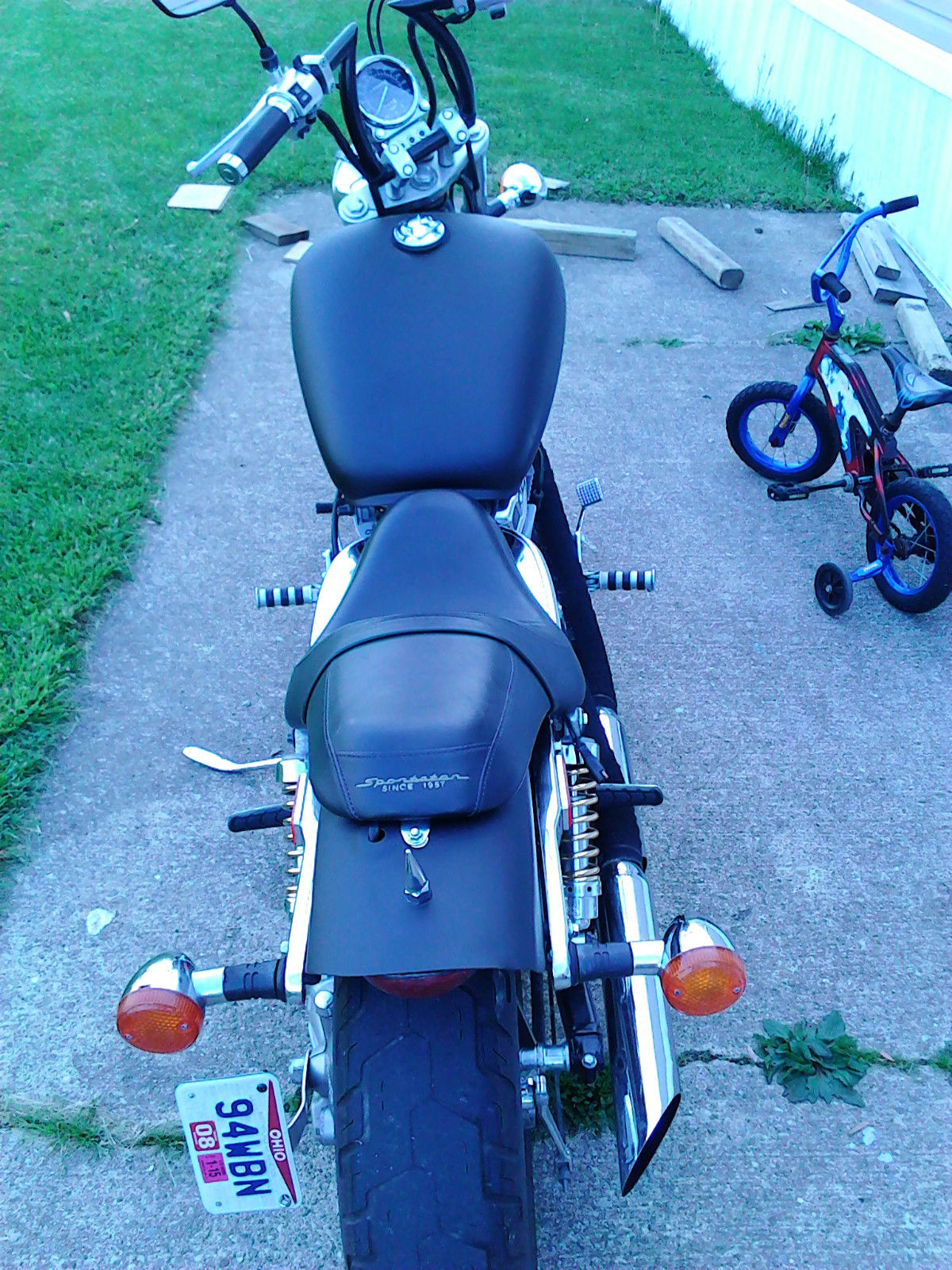 Honda 1100 Custom Bobber Year 2000 Flat Black Lowered Sound Awesome