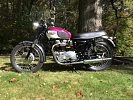 1976 triumph 650 saint ex met police outrider m/cycle restoration ...