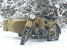 Ural, Cossack, k750, Neval rebuilt motorbike with sidecar