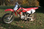 1986 Honda XR80R motorcycle/very nice-near mint