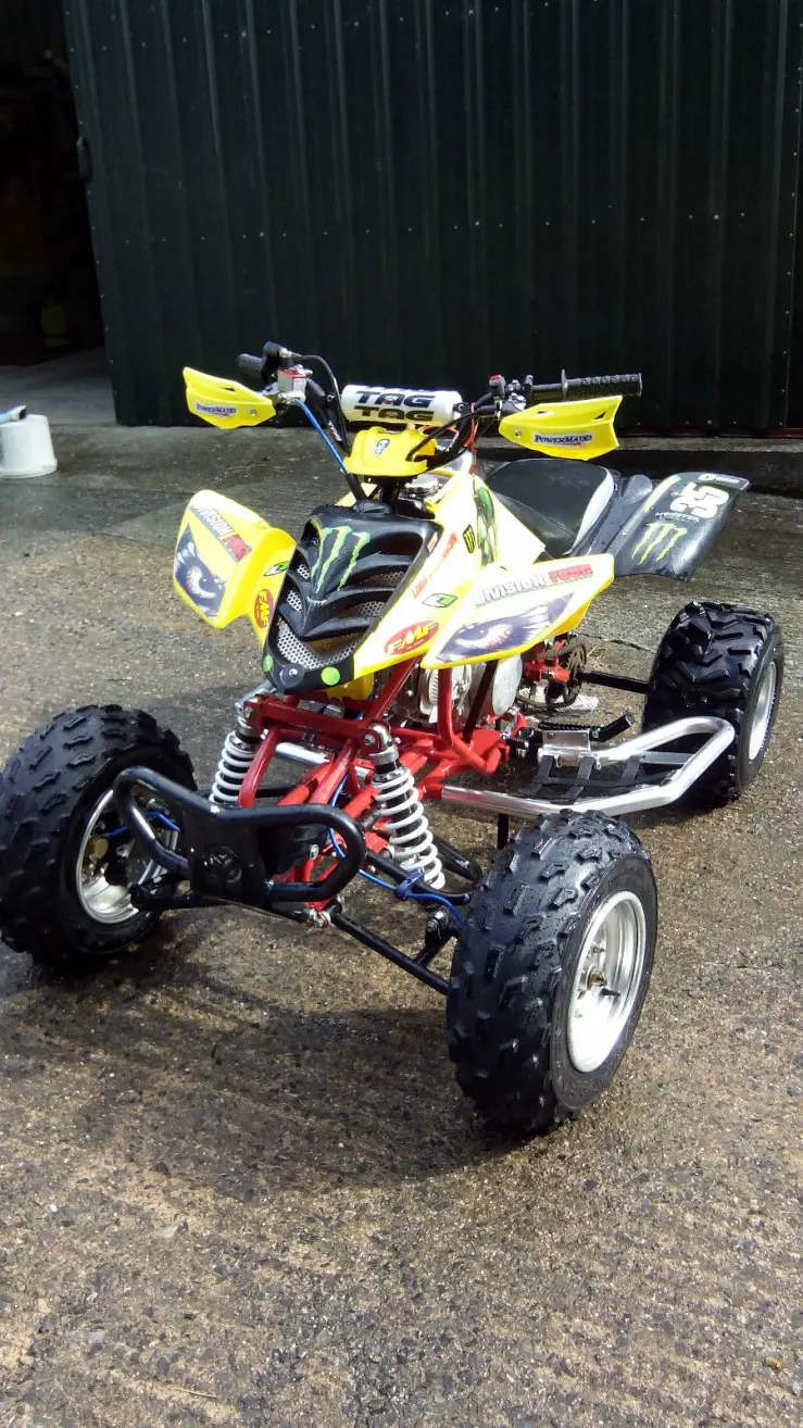 140cc Stomp engined quad, Not race, Ltz400, Blaster