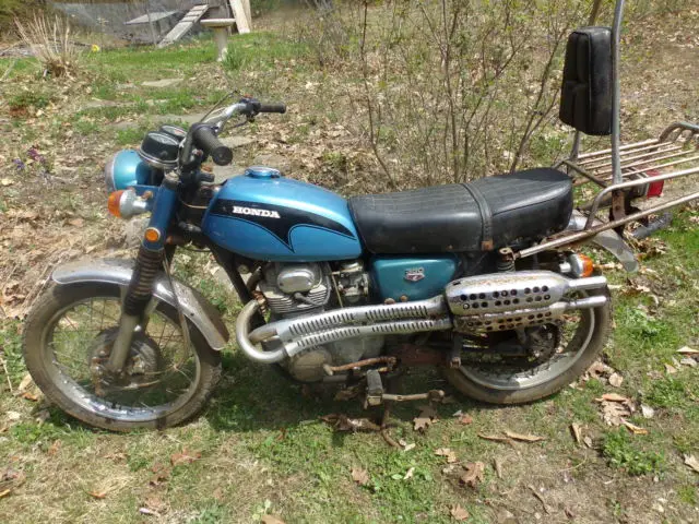 1971 HONDA CL350 HIGH PIPE SCRAMBLER TWIN LOW MILEAGE ORIGINAL PAINT 350