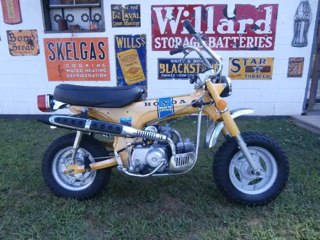 1972 Honda CT70 Light Restoration - Yellow - Runs Great - Trail 70 Mini ...