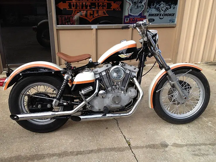 1972 Ironhead Sportster Custom Vintage Paint King Tank Fresh Engine ...