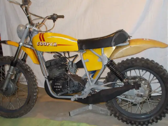 1974 Cooper motocross dirt bike, rare, one of 1200 imported to the US