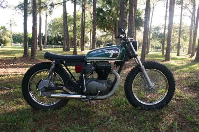 1974 Honda CB 360 brat style tracker cafe racer 350 450 550 750
