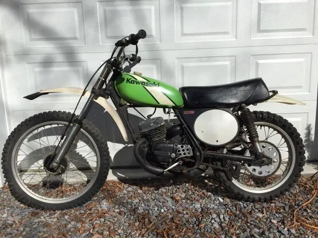 1974 KAWASAKI KX125/ALL ORIGINAL RUNNING BIKE/AHRMA/VINTAGE MOTOCROSS ...