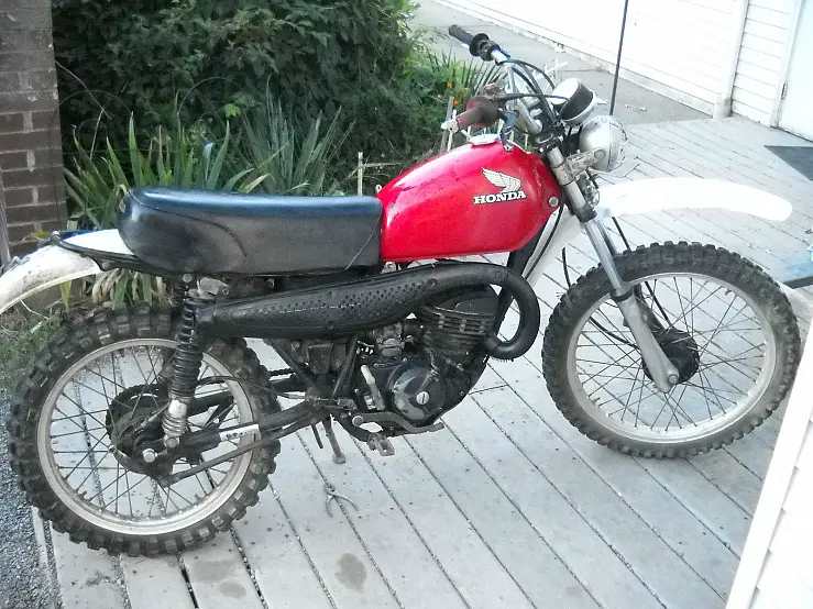 1975 Honda MR 175 MR175 Vintage MX Enduro Race Bike Dual sport Runs ...