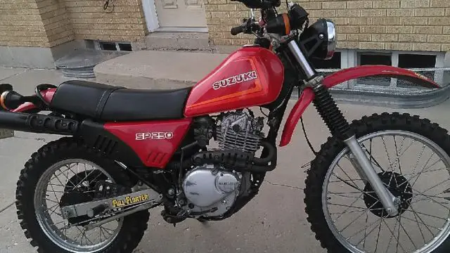1982 suzuki sp250 sp 250 very clean vintage bike