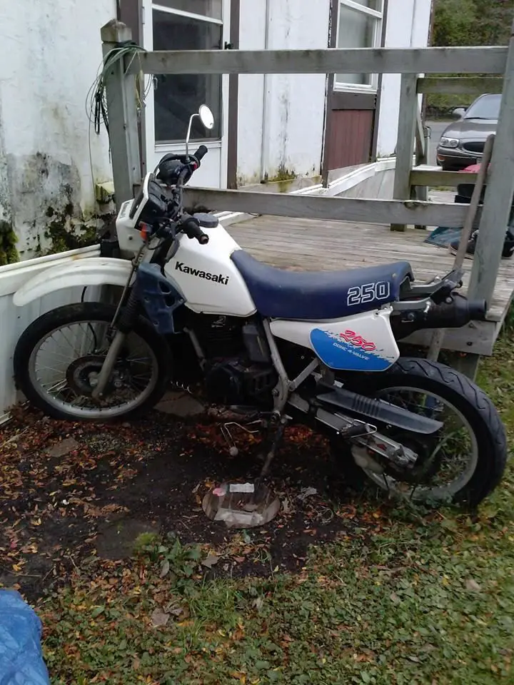 1986 250 kawi Duel sport.