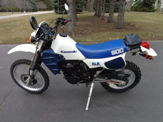 1986 Kawasaki KL600 KL 600 KLR650 KLR 650 SURVIVOR 7000 MILES--STILL ...
