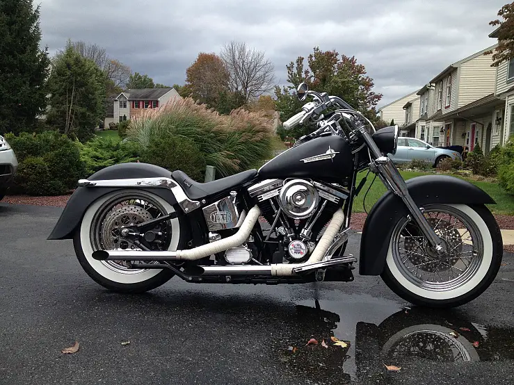 1996 HARLEY DAVIDSON FLSTC SOFTAIL HERITAGE CHOPPER BOBBER CUSTOM ...