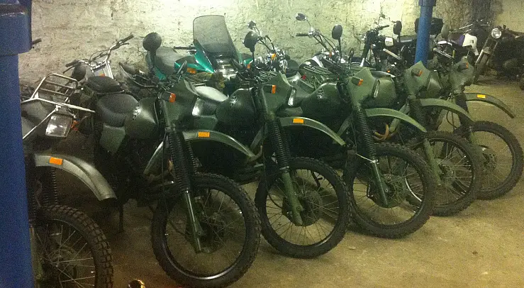 1996 HARLEY-DAVIDSON MT350 "EX BRITISH ARMY" enduro IN GREEN + others ...