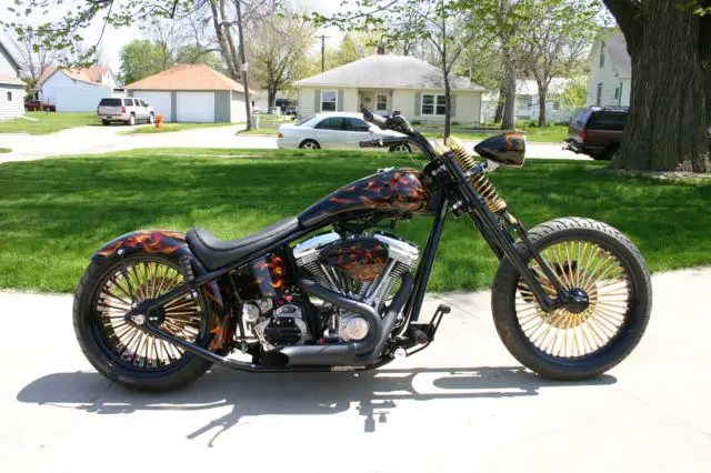 2006 Dynamic Choppers Pro Street Springer Bobber Gloss Black W/Real ...