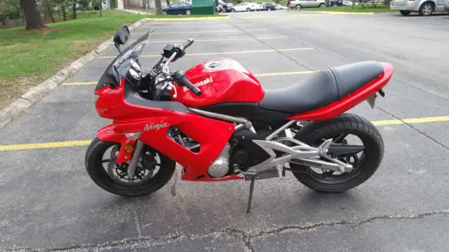 2007 Kawasaki Ninja 650r: Gorgeous Red: Underglow: Fender Eliminator Kit
