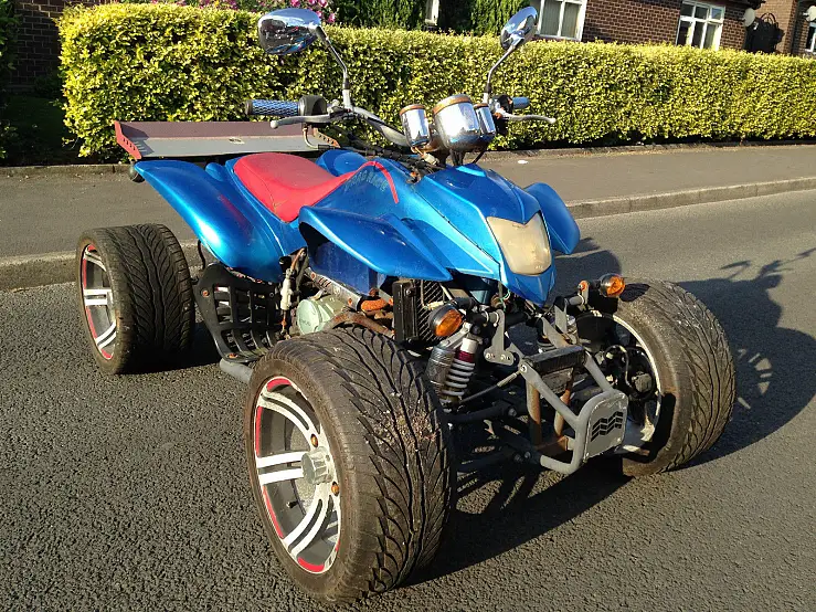 2009 XS BLUE QUAD BIKE ROAD LEGAL 250 CC NOT Raptor Dilini Suzuki One ...