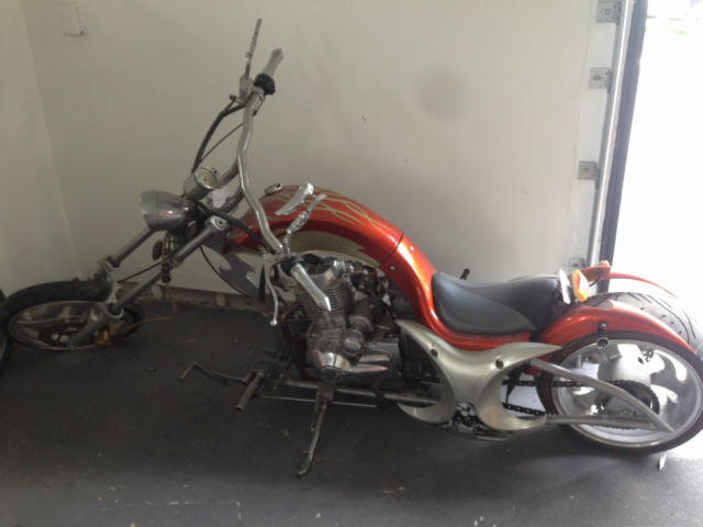 200cc Custom Built Mini Chopper Motorcycle- STREET LEGAL