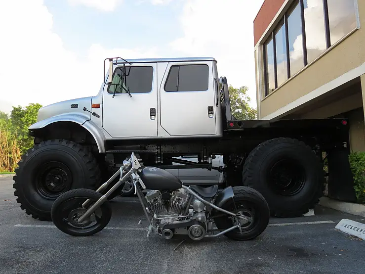 2010 Custom Phantom Chopper Ultima 140ci El Bruto rigid bobber cruiser ...