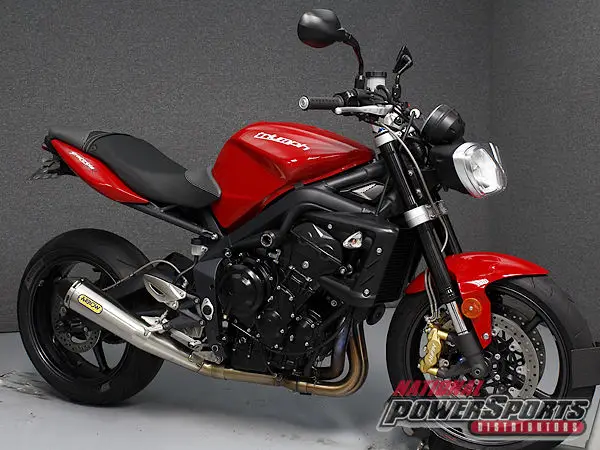2012 TRIUMPH STREET TRIPLE 675R W/WARRANTY
