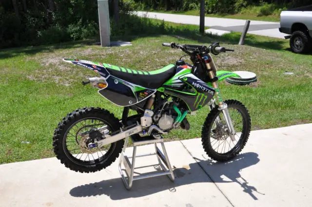 2013 Kawasaki KX100 Supermini 112cc Race Ready FMF Pipe , lots of extras