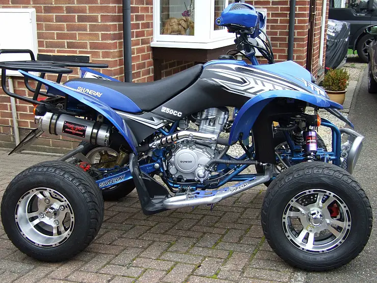 2013 SHINERAY BLUE QUAD XY250ST-9E