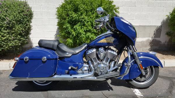 2014 INDIAN CHIEFTAIN SPRINGFIELD BLUE