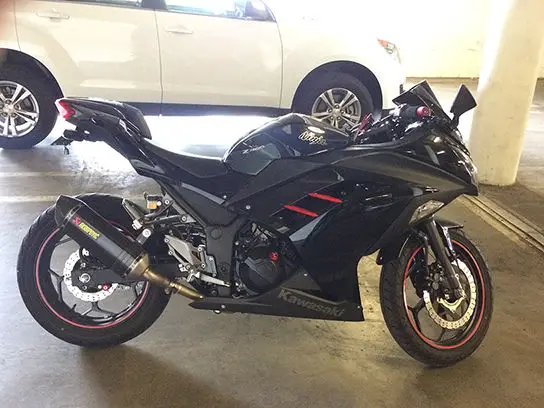 2014 Kawasaki Ninja 300 ABS Black with mods