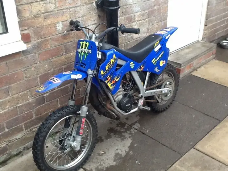 2014 lem 50cc rev and go very fast kids bike same as husky boy malaguti