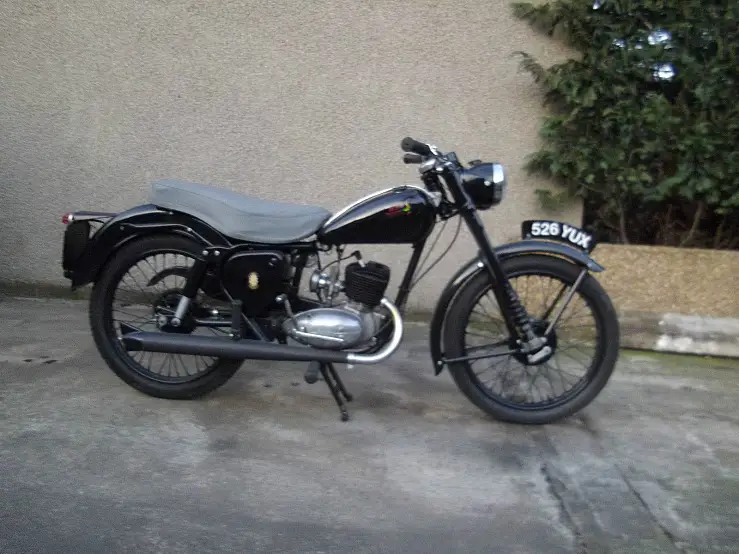 BSA Bantam D3 1957 MOT'd and paperwork present.