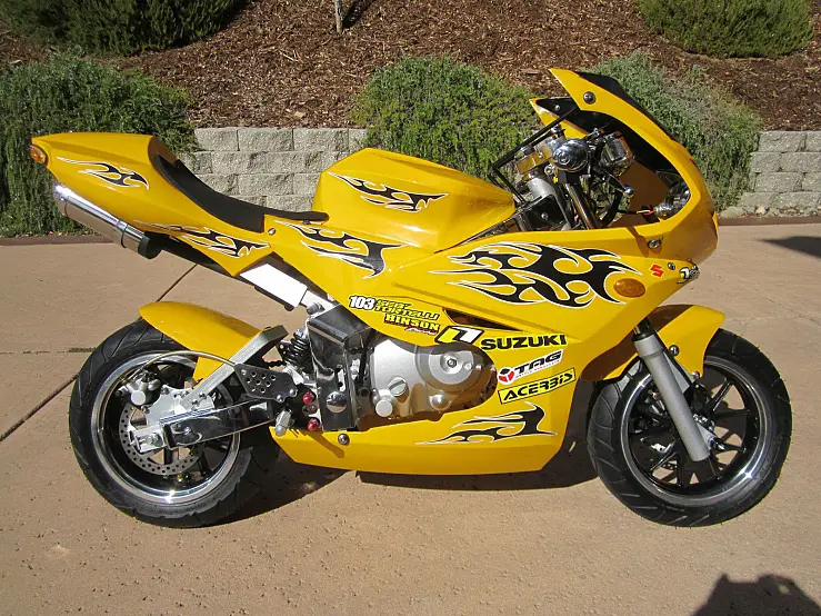 CAFE RACER CUSTOM SUPER POCKET BIKE 125CC RACE WIDE TIRES HONDA CT70 ...