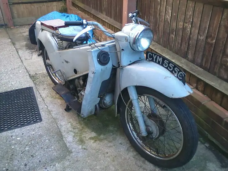 Classic 1965 Velocette Le 200cc Ex Metroplitan Police Bike