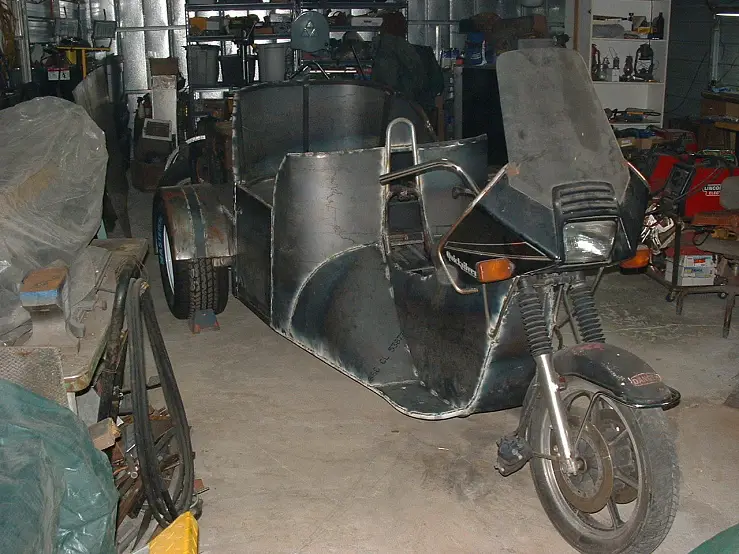 Custom Built Three Wheeled Trike Motorcycle