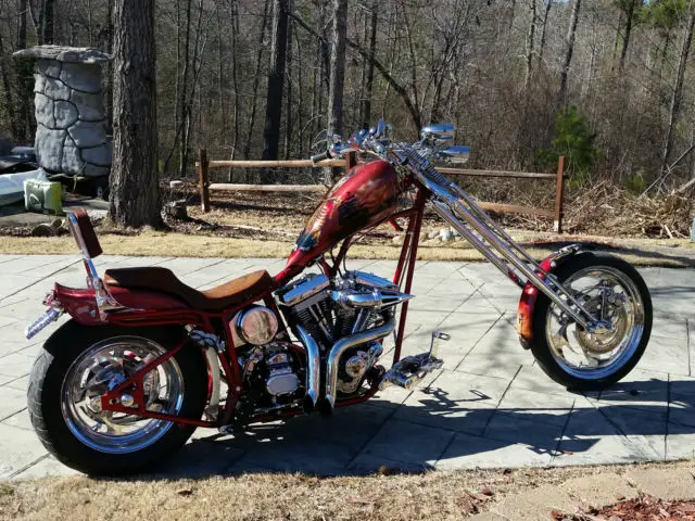CUSTOM CHOPPER - ONE OF A KIND. PAT KENNEDY CUSTOM FRAME. SPRINGER ...