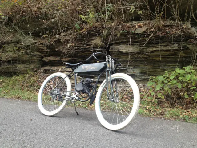 Custom Motorized Bicycle - Boartrack Racer "Harley Tribute"