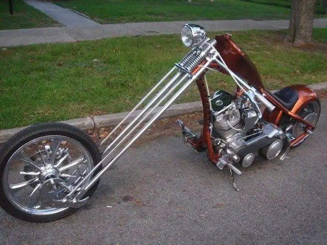 Custom One-Off Chopper. Sugar Bear Springer, Jerry Graves (RIP) built.