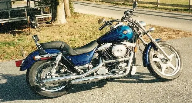 FXR3, HD's 1st CVO bike. Bright/Dark Candy Blue, only 270 produced this ...