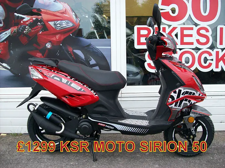 GENERIC KSR MOTO SIRION 50CC EXCELLENT SPORTS 50CC MOPED, 12 MONTHS ...