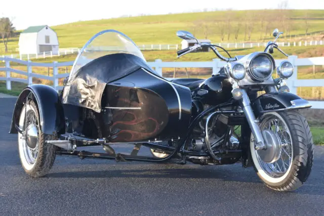Harley Davidson FLH-1200 Electra Glide 67 sidecar Shovelhead panhead ...