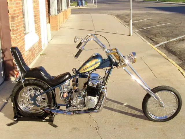 Custom sportster chopper frames - dopwhite