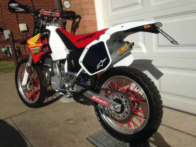 Honda CR500 Supermoto Street legal dual sport supermotard cr 500