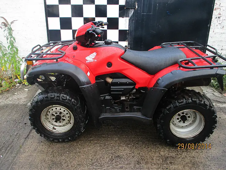 HONDA TRX 500 FM FOREMAN 2011 4 WHEEL DRIVE QUAD AGRICULTURAL FARM ...