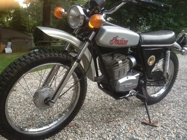Indian ME-125cc 2 Stroke, Silver, Motorcycle