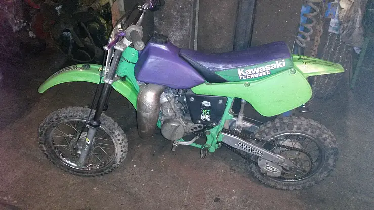 kawasaki kx60 kx 60 bored out to 80cc. Engine recently professionally ...