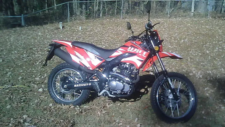 NEW ENDURO 250cc DUAL PURPOSE ON OFF ROAD MOTERCYCLE DIRT BIKE RED
