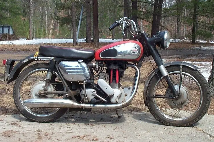 norton 1958 model 19s 596cc single
