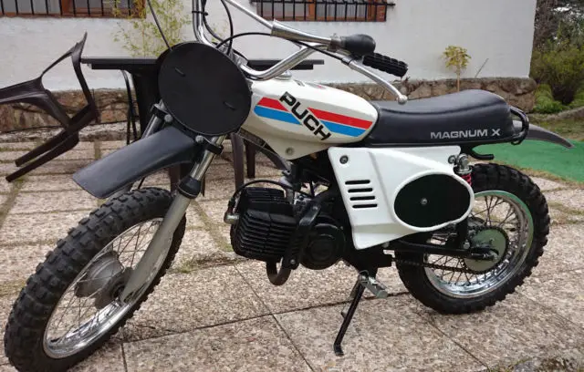 Puch Magnum X 50 Minibike Vintage Cross, Very rare. 1974-1985 Made in ...