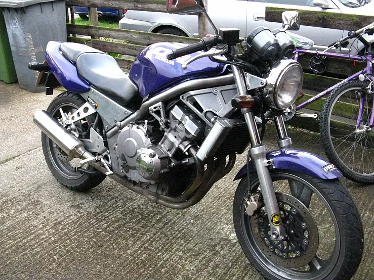 Purple Honda CB-1 400cc 400 CB1 1989 Tax & MOT Baby Blade NC27 ...
