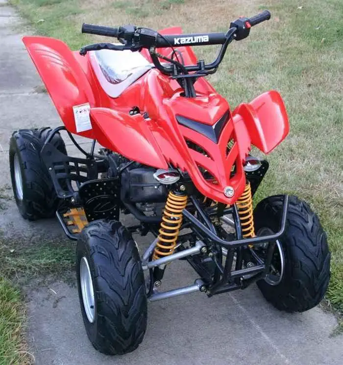 Quad Bike Kazuma Junior Falcon 110cc Red Older Kids Teenage Adult ATV ...
