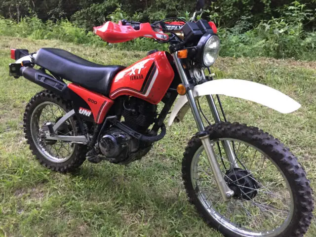 Red 1982 Yamaha XT200 is in excellent condition for its age and runs ...