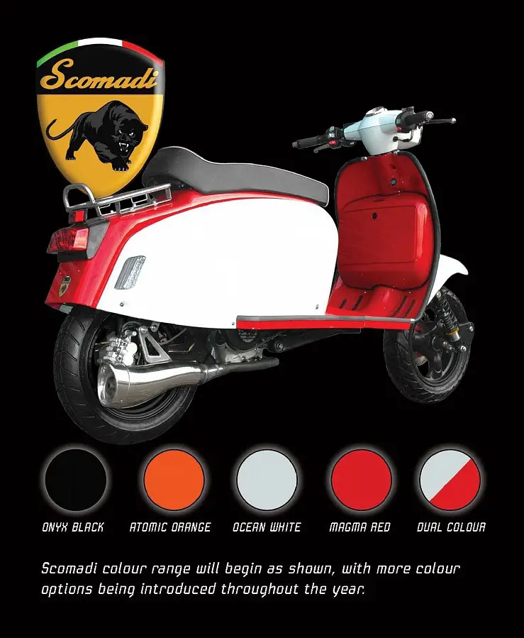 SCOMADI SCOOTERS 50CC - 125CC - 300CC